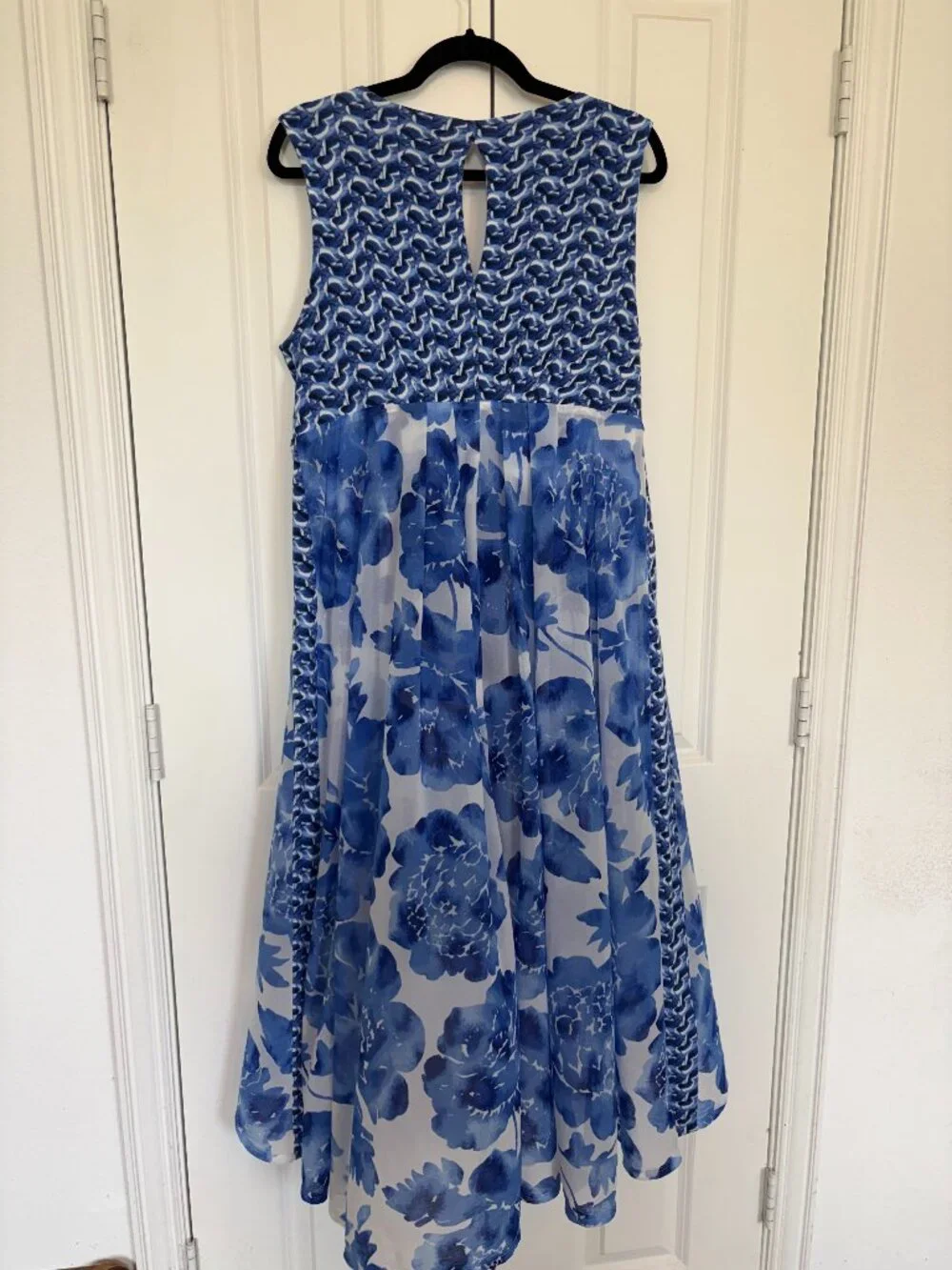 Simply Vera Vera Wang | Dresses | Simply Vera Vera Wang Blue Floral ...